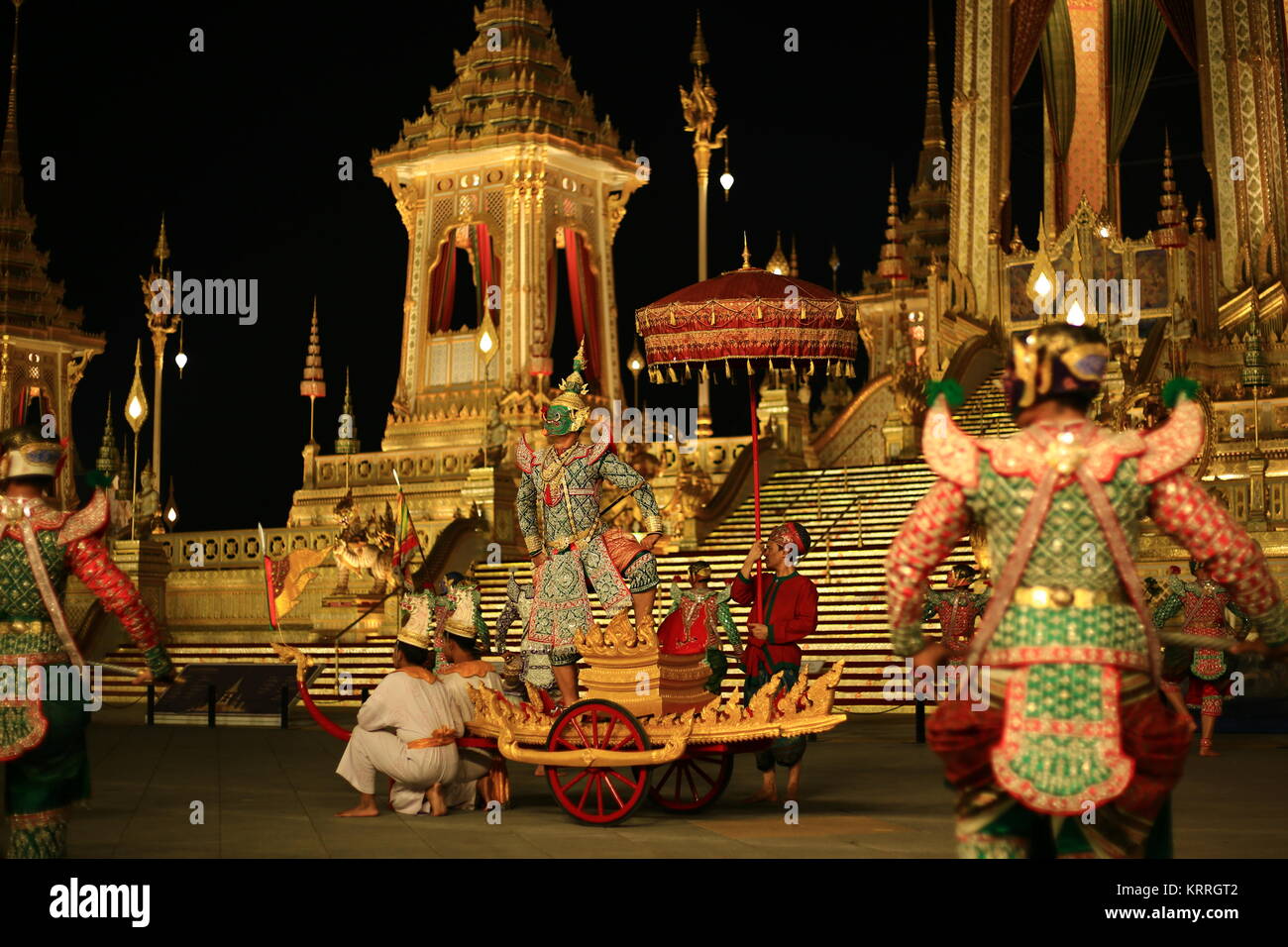 King rama ix cremation hi-res stock photography and images - Alamy