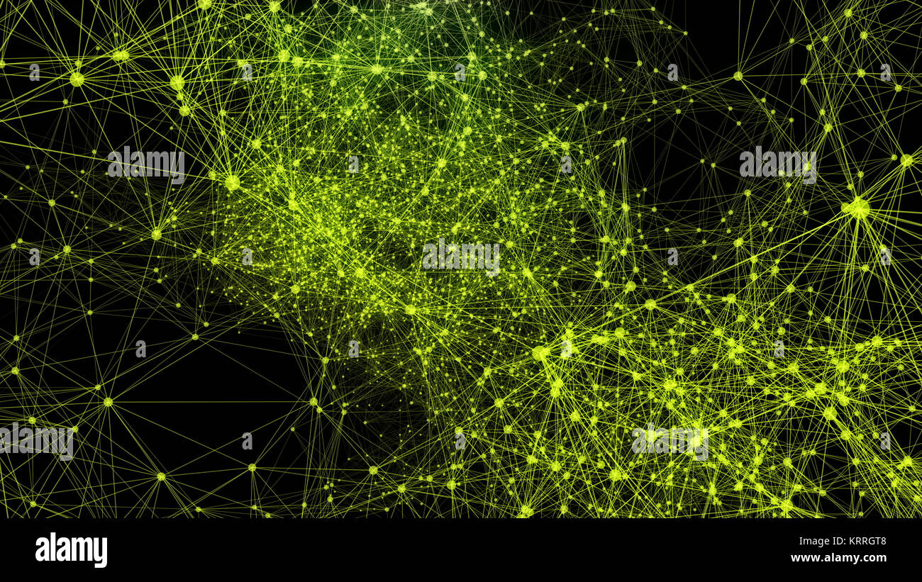 A space-looking 3d illustration of a universe with a nebula of ...
