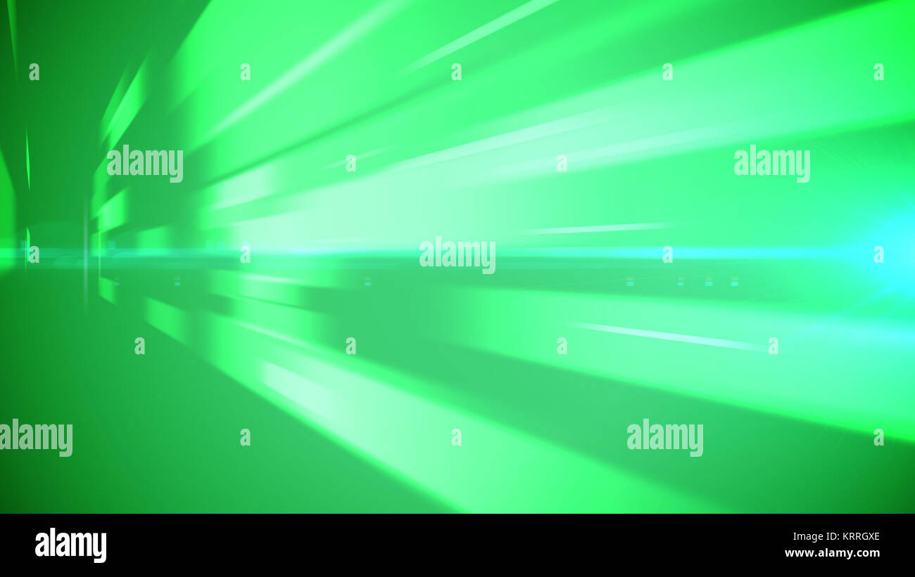 A vibrant 3d illustration of light green and white bar lines dashing ...
