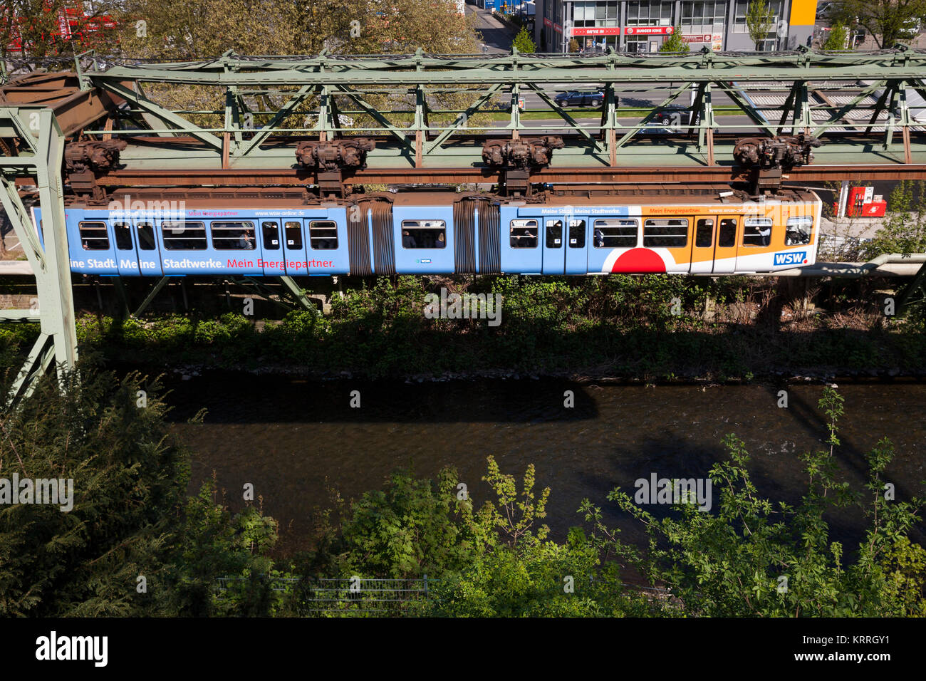 Wuppertal Schwebebahn Wuppertal Floating Tram High Resolution Stock ...
