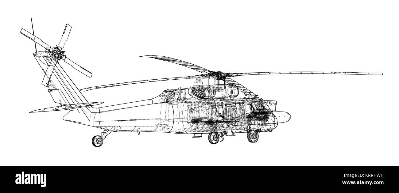 Helicopter outline. Military equipment Stock Vector Image & Art - Alamy