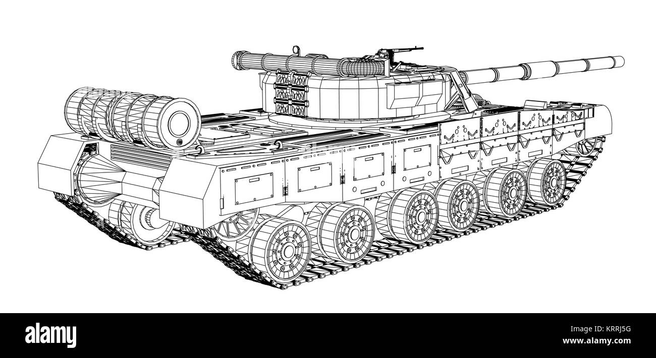 Blueprint of realistic tank Stock Vector Image & Art - Alamy