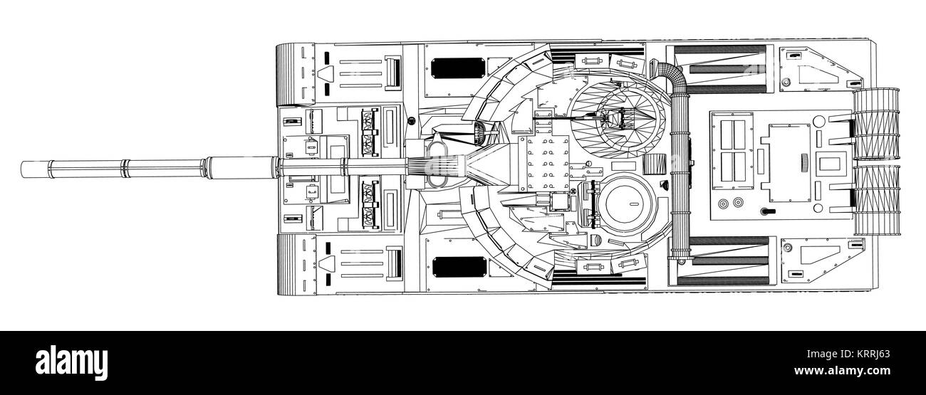Blueprint of realistic tank Stock Vector Image & Art - Alamy