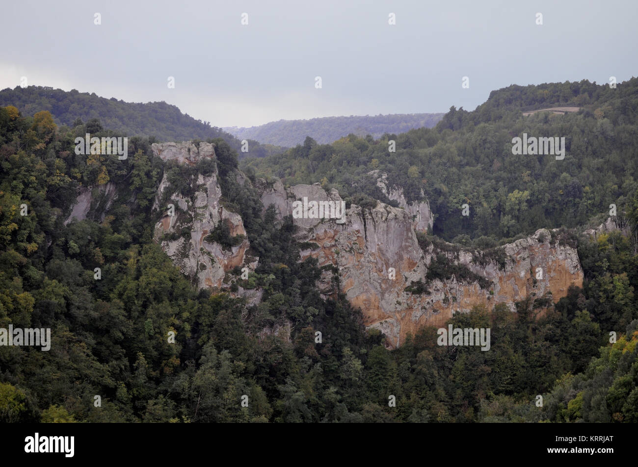 tufa rock in sorano Stock Photo - Alamy