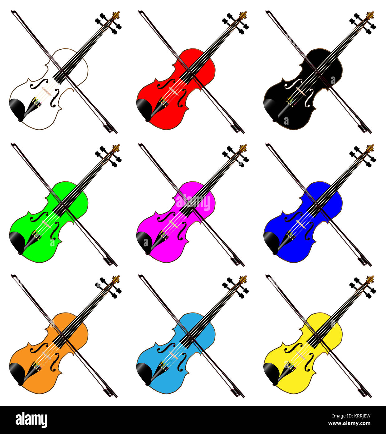Fiddles Cut Out Stock Images & Pictures - Alamy