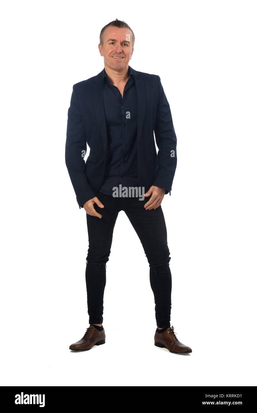 Skinny man arms hi-res stock photography and images - Alamy