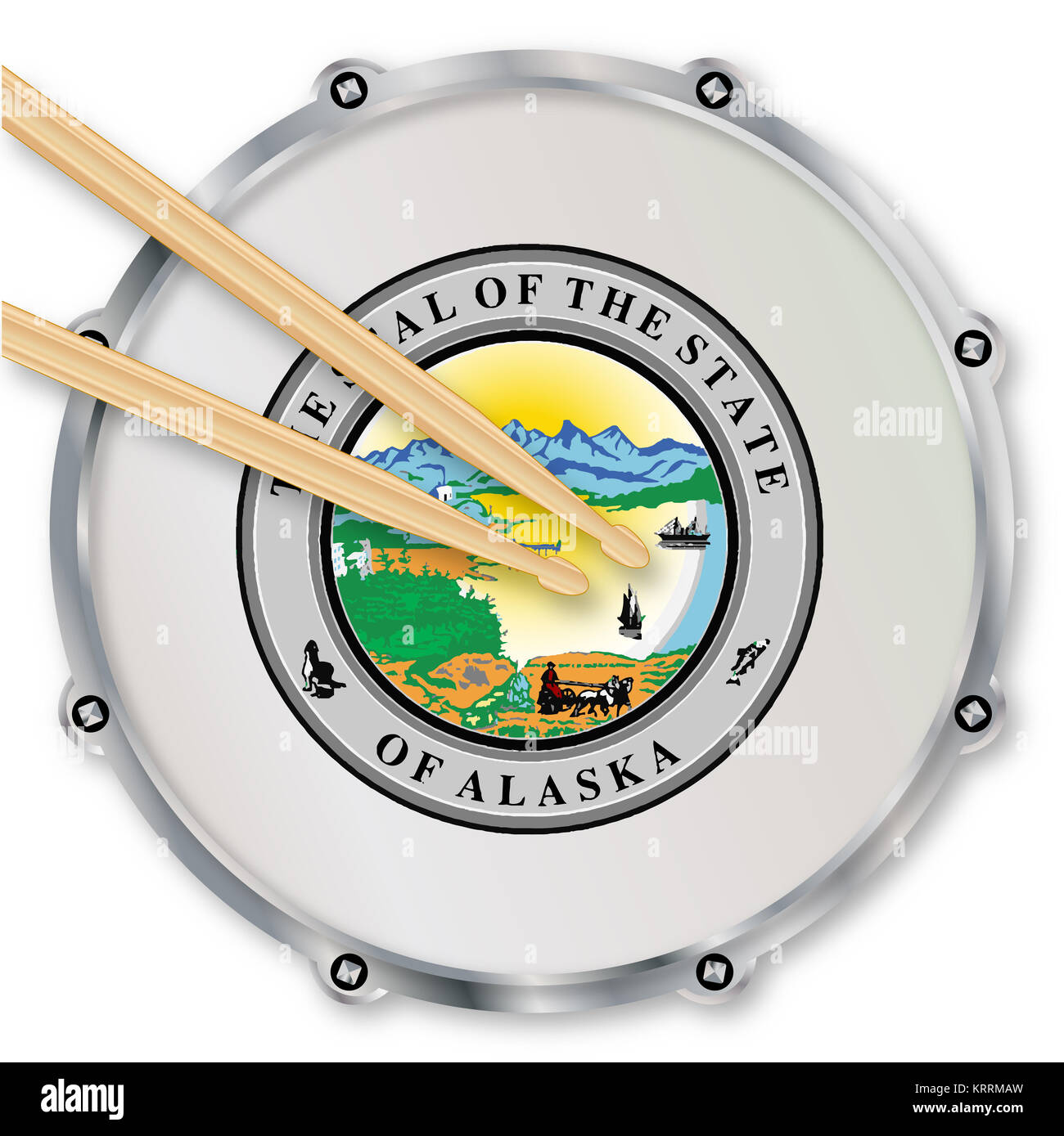 Alaska Snare Drum Stock Photo - Alamy