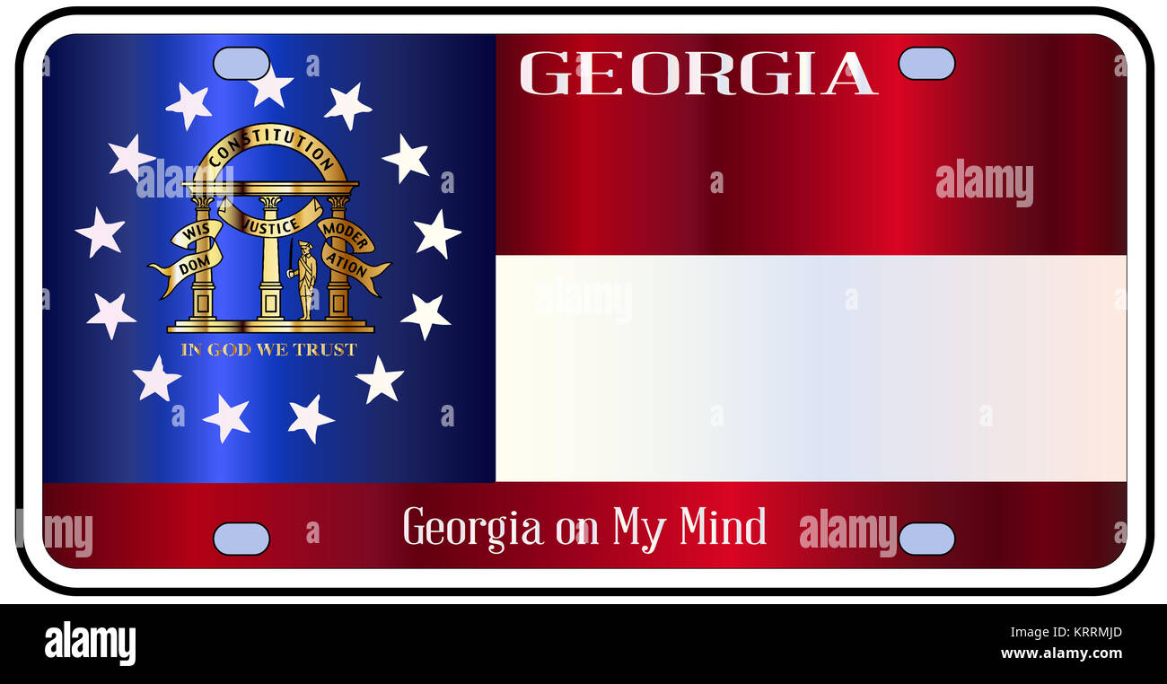 Georgia number plate hi-res stock photography and images - Alamy