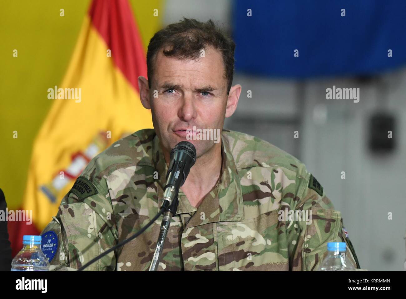 European Union (EU) Naval Force Operation Commander Robert Magowan ...