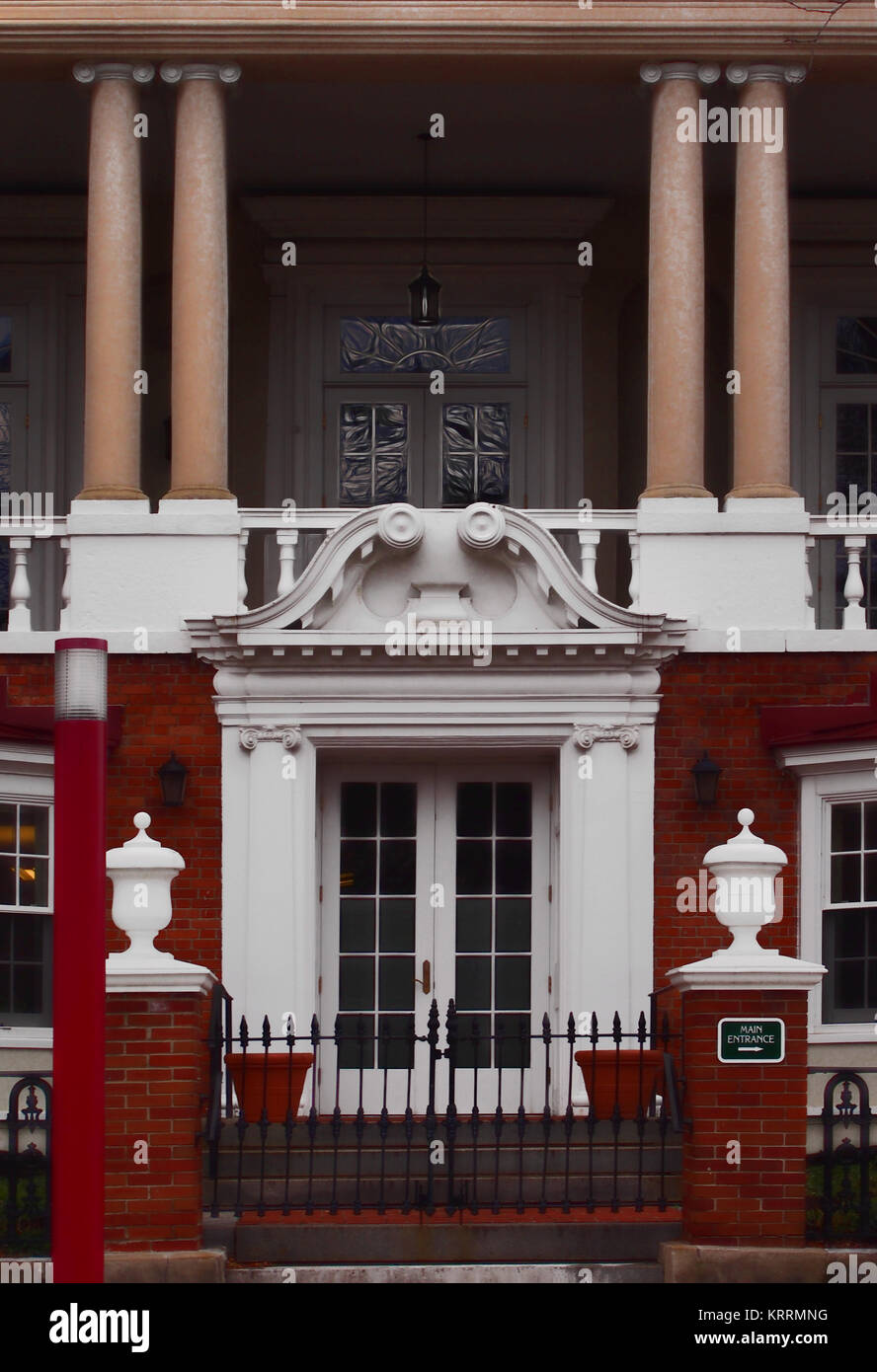 Elegant private club entrance Stock Photo - Alamy