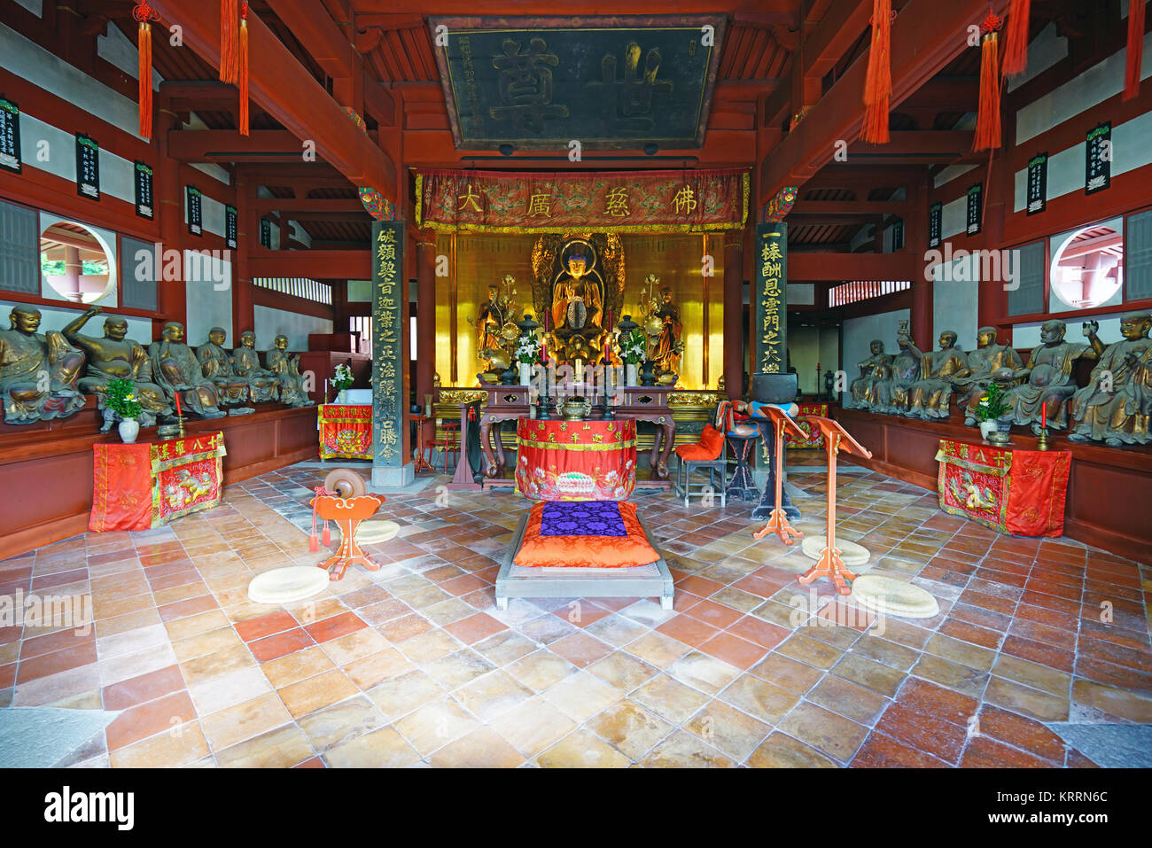 View of the Sofuku-ji, a landmark Obaku zen temple located in Nagasaki ...