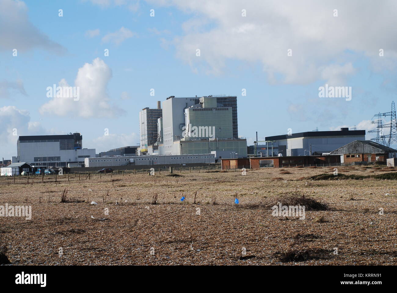 The nuclear power station at Dungeness in Kent, England on January 19 ...