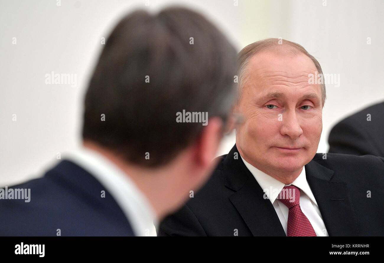 Russian President Vladimir Putin during a bilateral meeting with ...