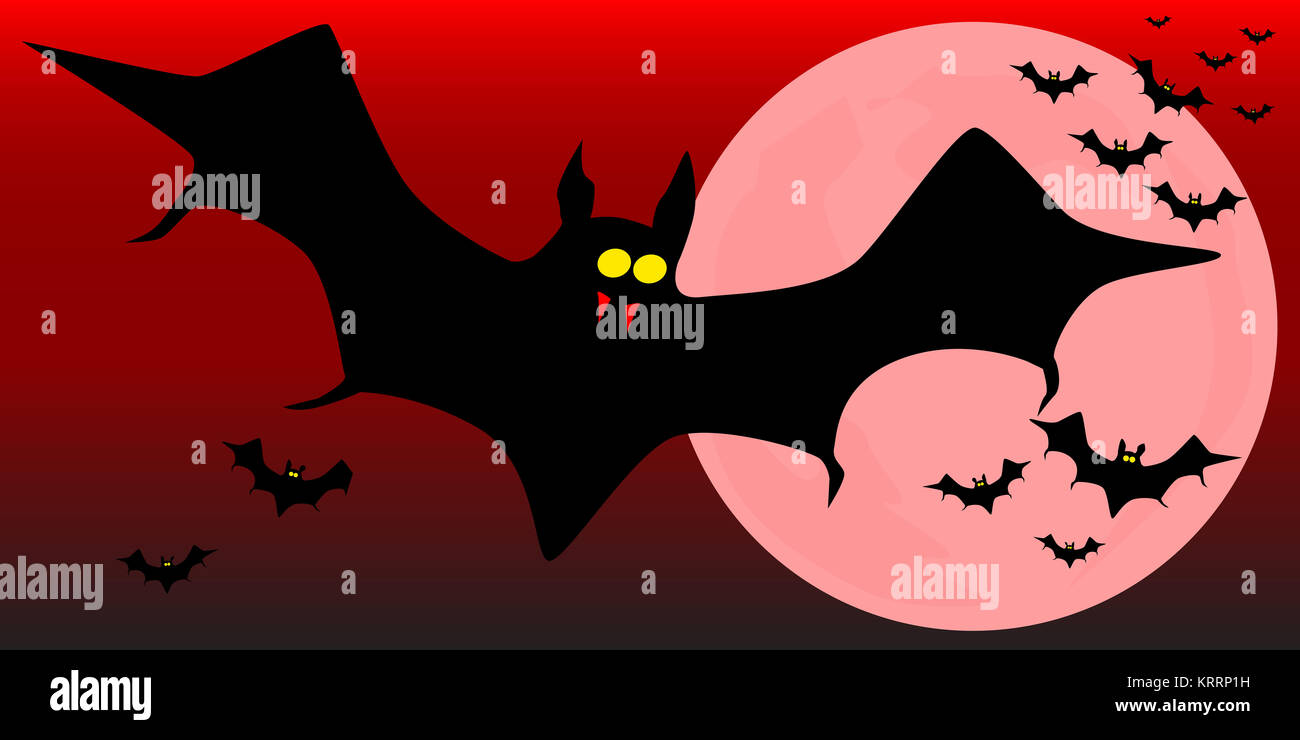 Flying Vampire Bats