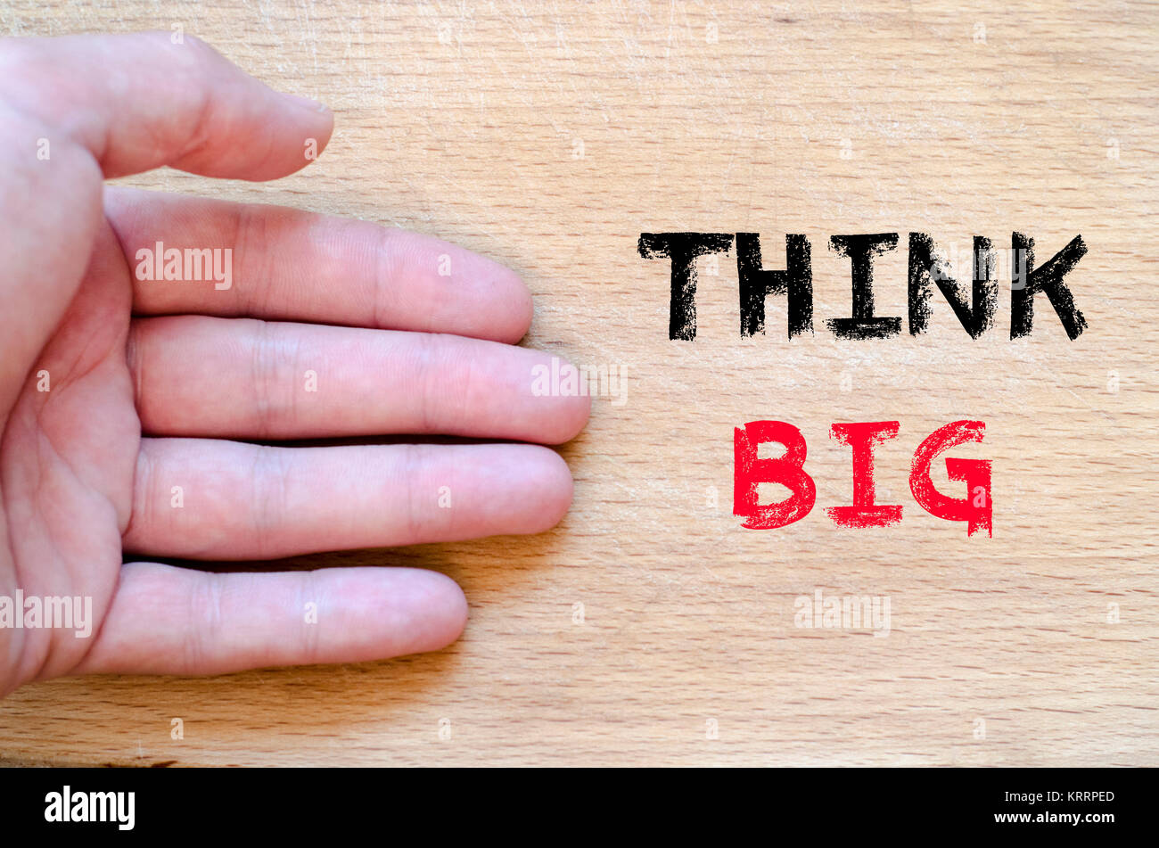 Think big text concept Stock Photo - Alamy