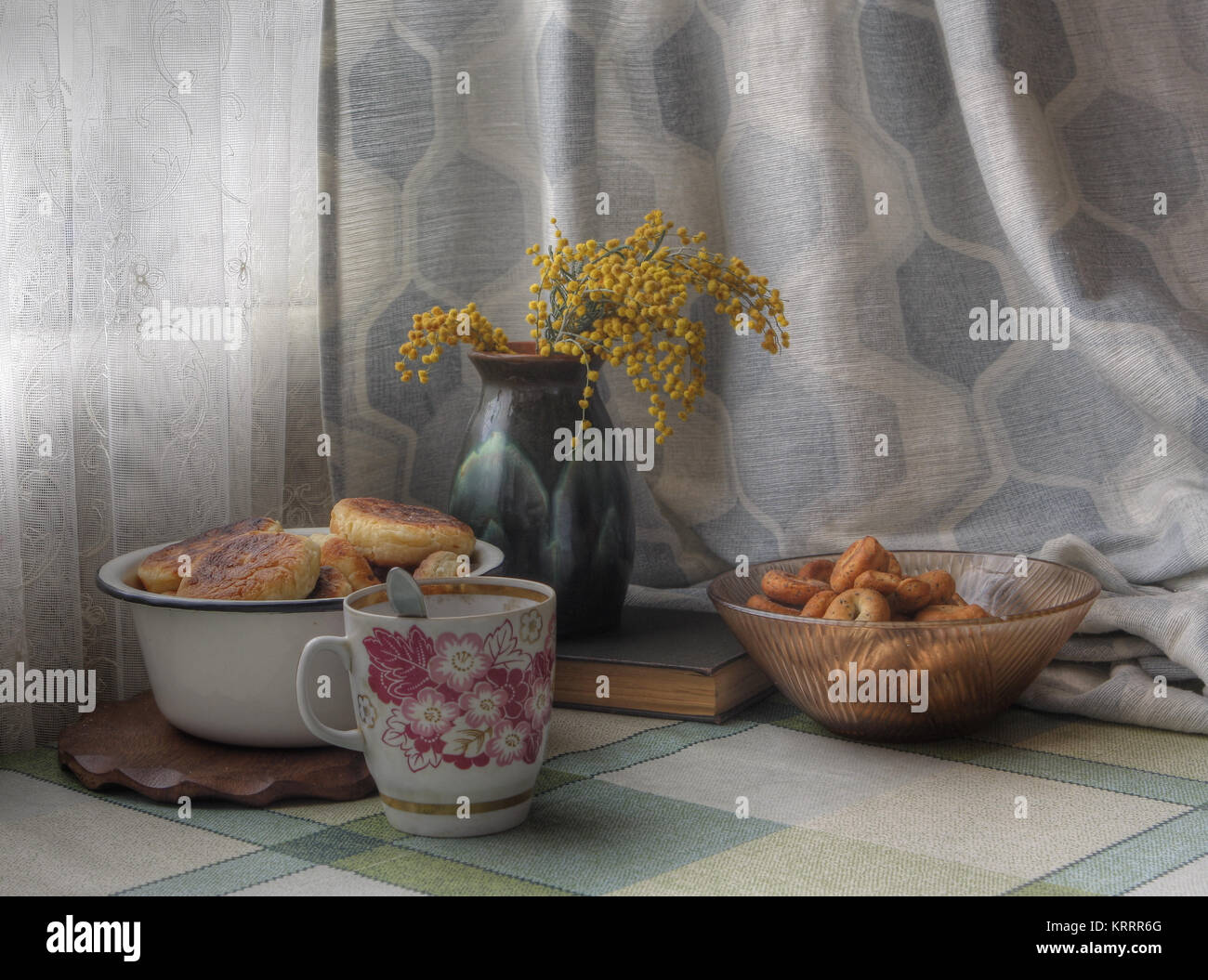 still life with cheese cake 2 Stock Photo - Alamy