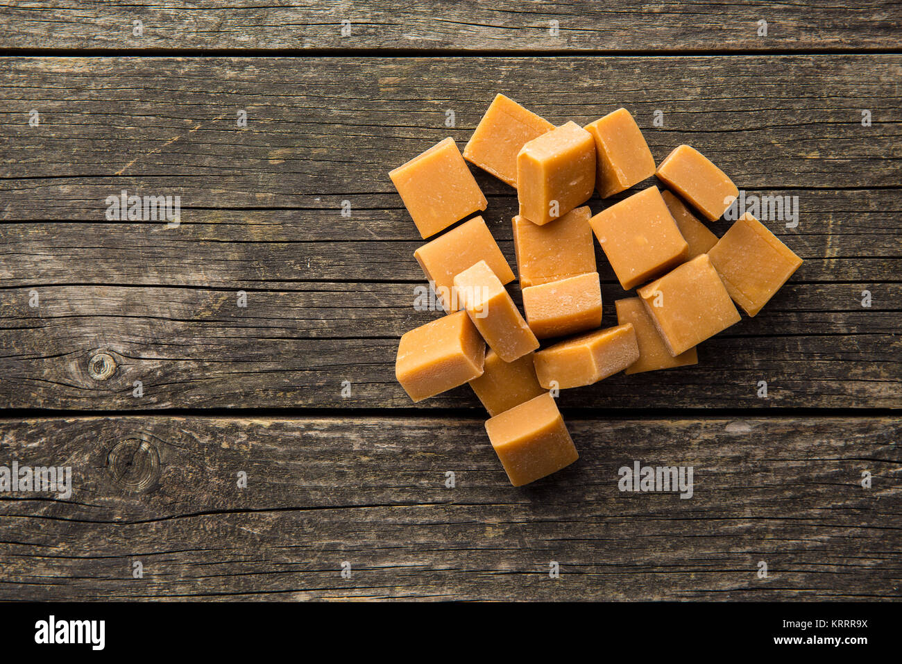 Sweet caramel candies Stock Photo - Alamy