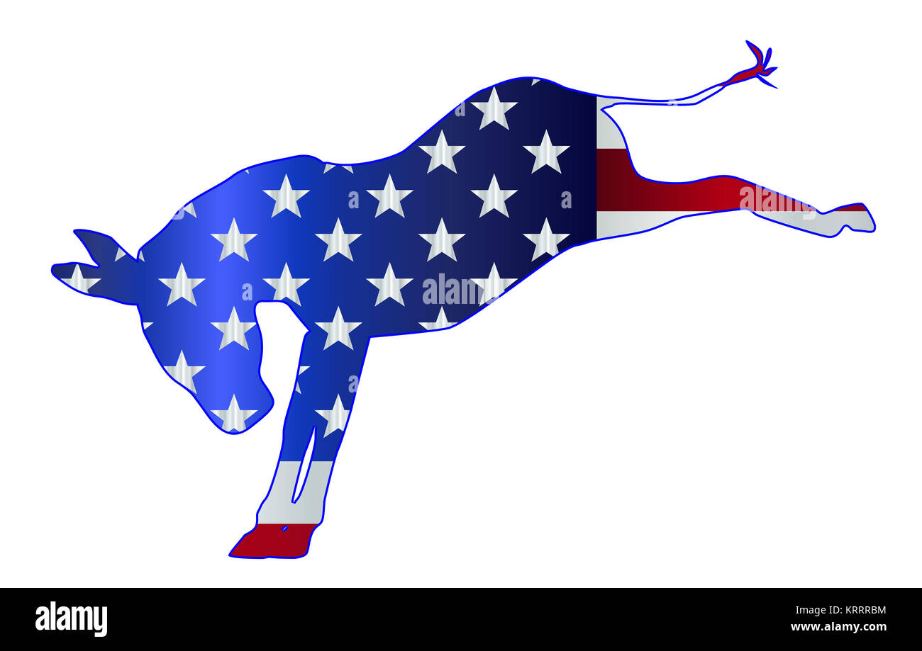 Democrat donkey symbol hi-res stock photography and images - Alamy