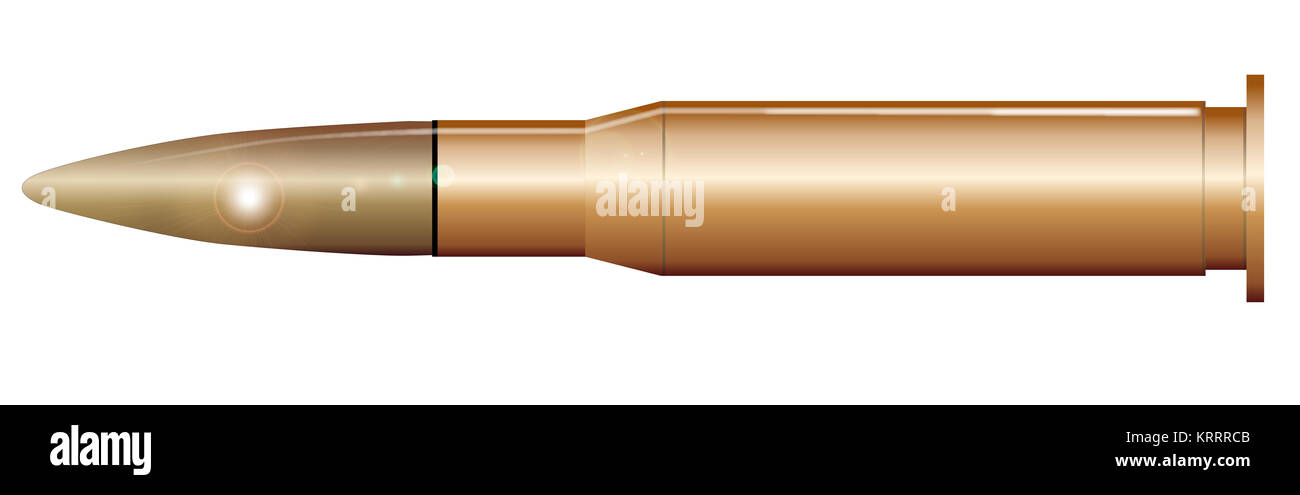 One isolated Bullet Stock Photo - Alamy