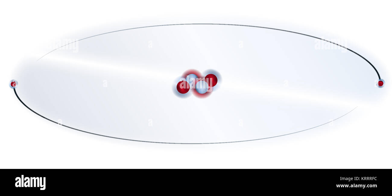 Helium atom hi-res stock photography and images - Alamy