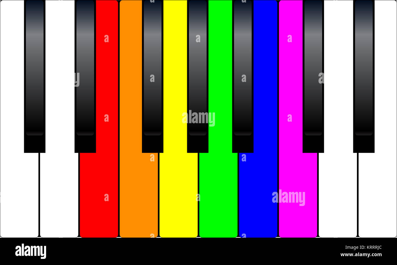 Trans Gay Piano Keys Stock Photo - Alamy