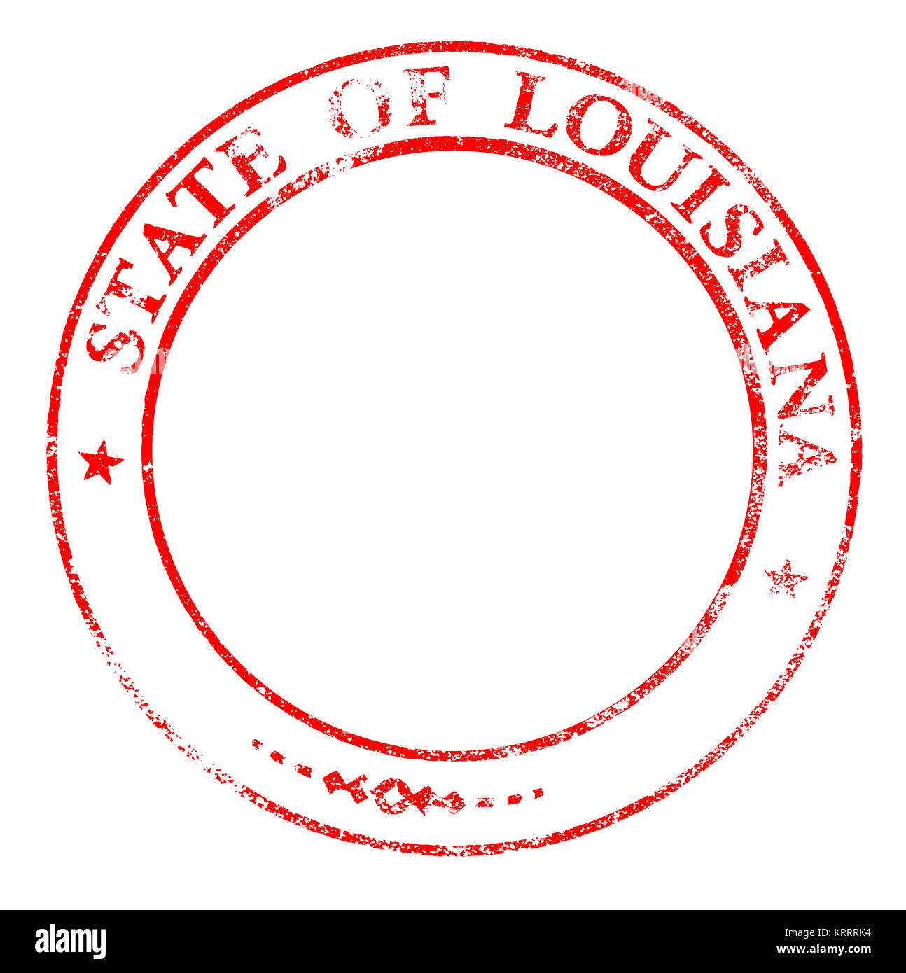 Louisiana Red Ink Stamp Stock Photo - Alamy