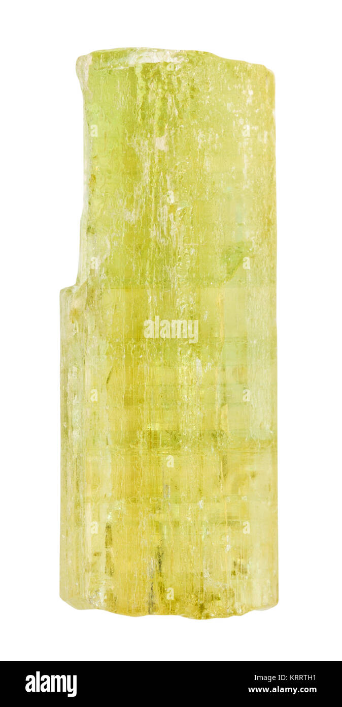 heliodor (golden beryl, yellow beryl) crystal Stock Photo - Alamy