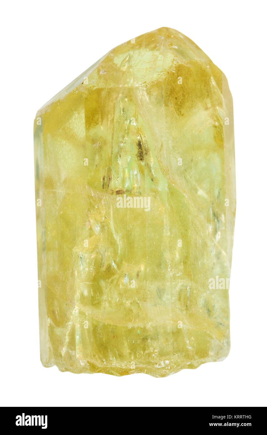 Yellow Apatite (Gold Apatite, Golden Apatite) rock Stock Photo - Alamy