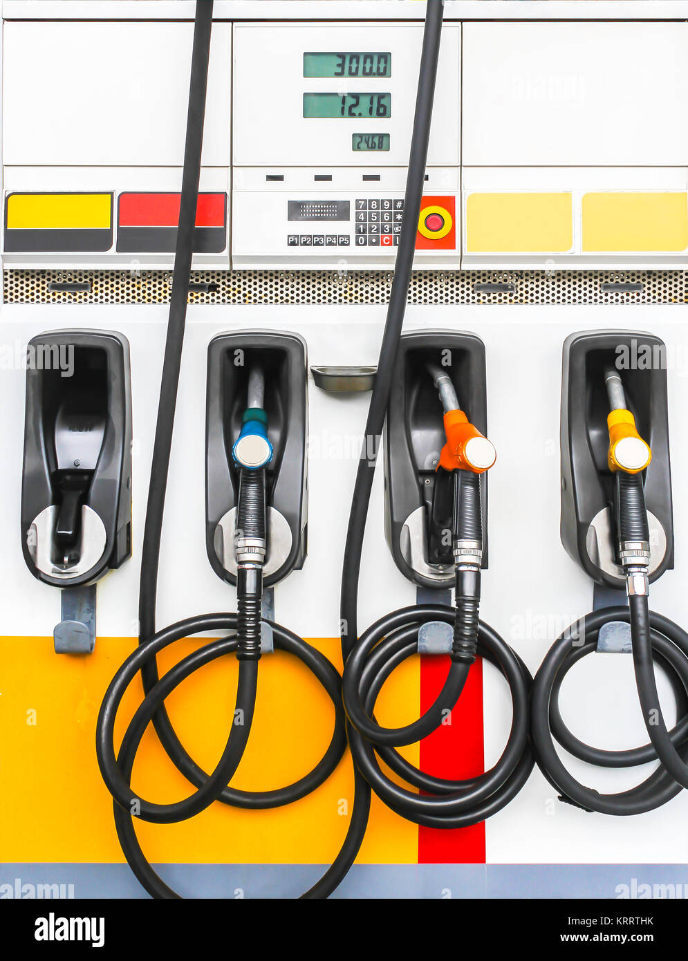 Fuel pumps petrol Stock Photo - Alamy