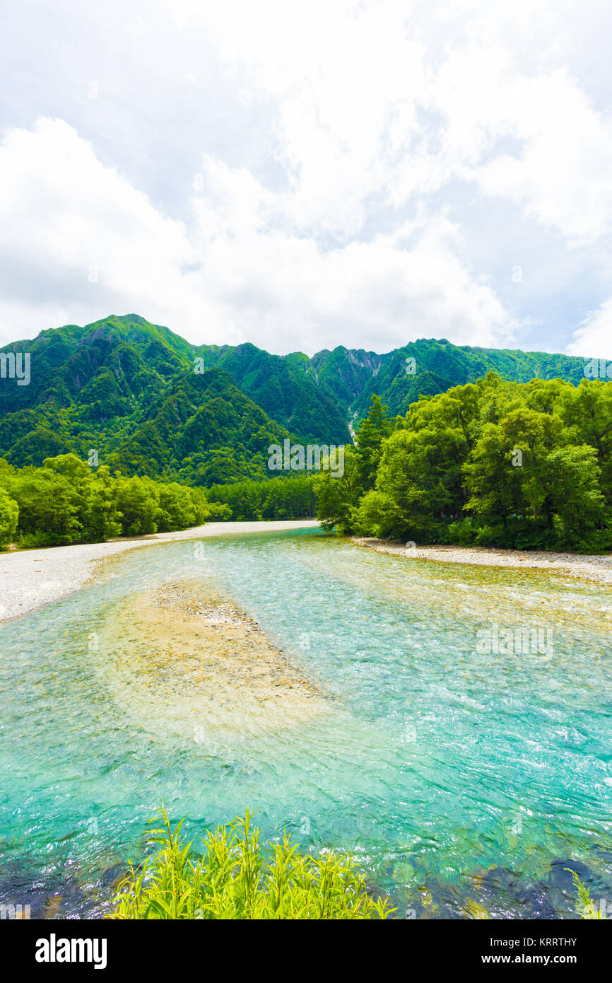 Japanese alps and azusa river hi-res stock photography and images - Alamy