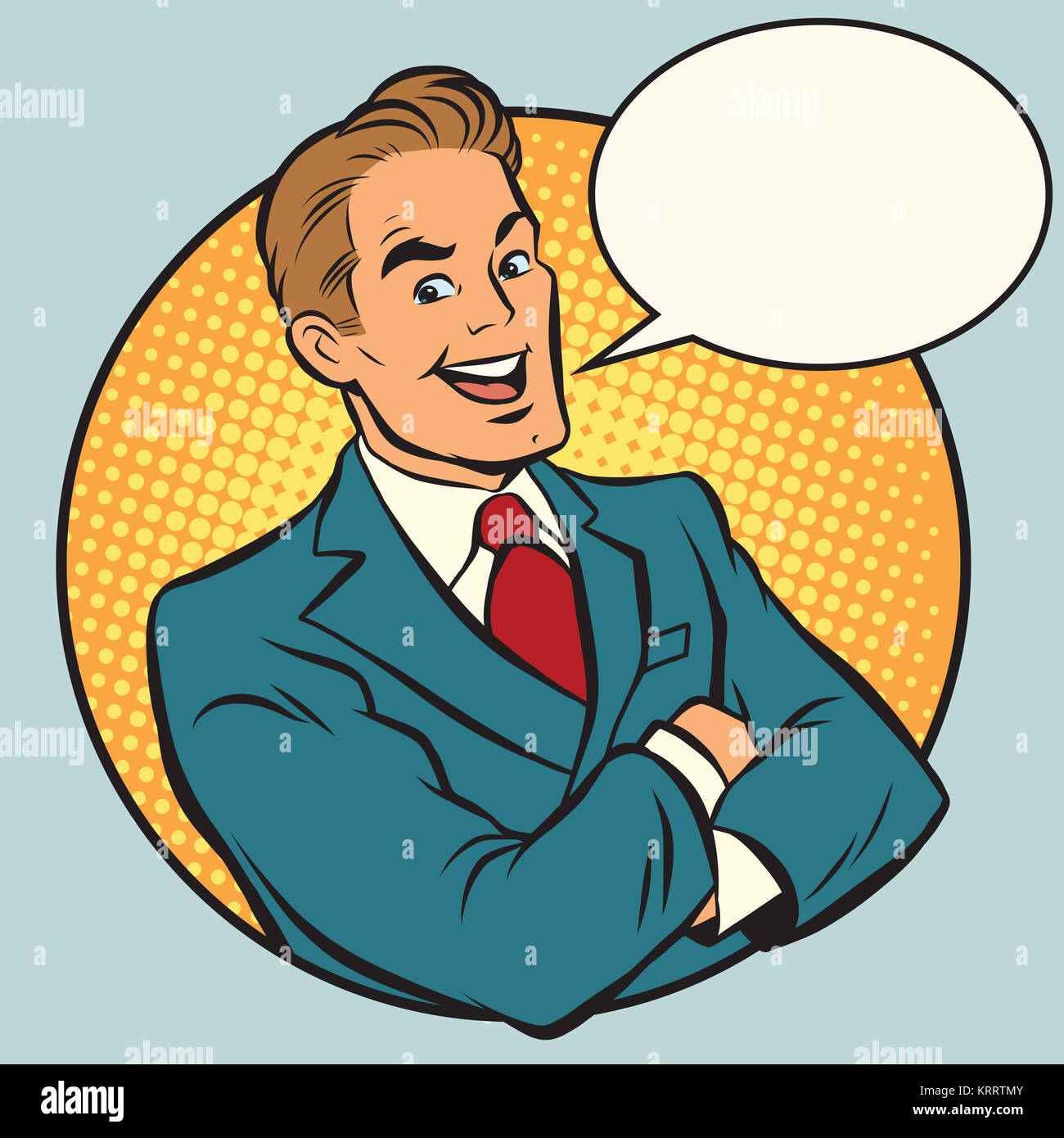 Comic book style man laughing hi-res stock photography and images - Alamy