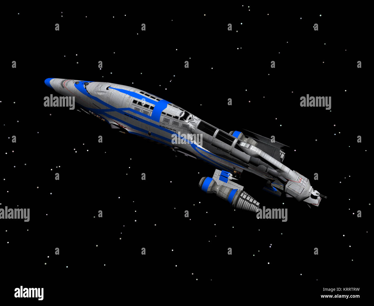 spaceplane in space Stock Photo - Alamy
