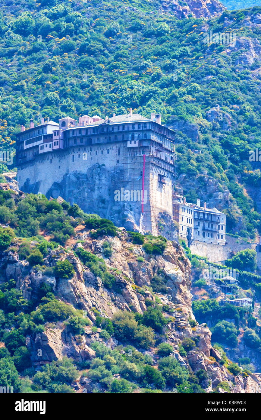 Simonopetra monastery, Mount Athos Stock Photo - Alamy