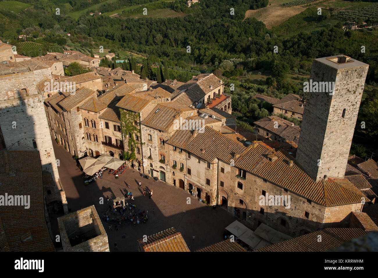Medieval towers from XIII century Torri degli Ardinghelli and Torre dei ...