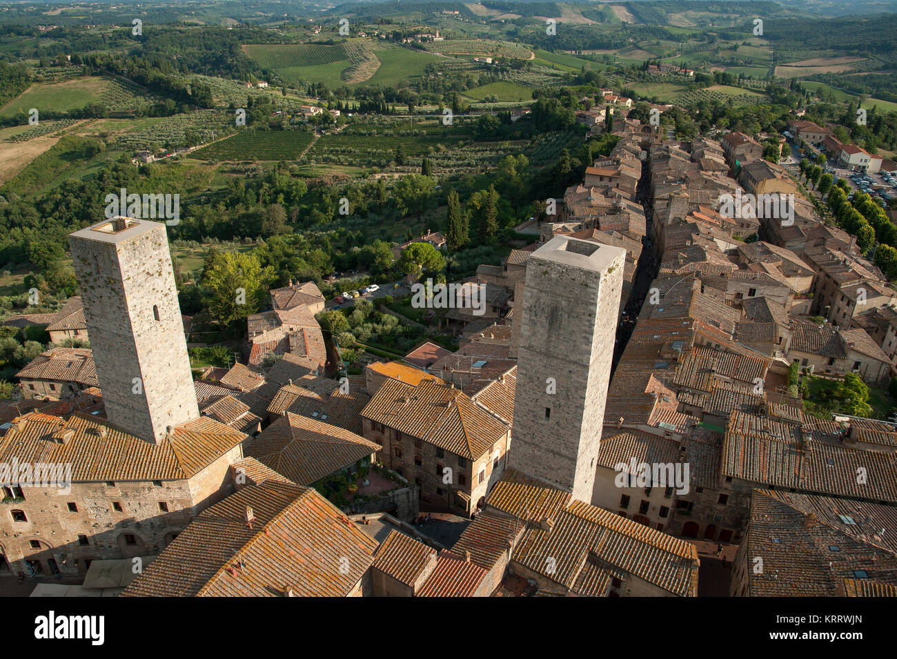 Medieval towers from XIII century, Torre dei Becci and Torre dei ...