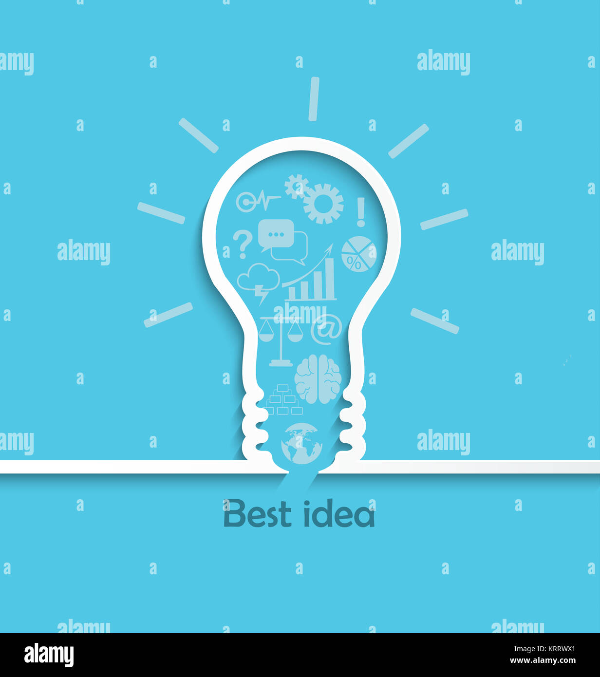 Concept of big idea Stock Photo - Alamy