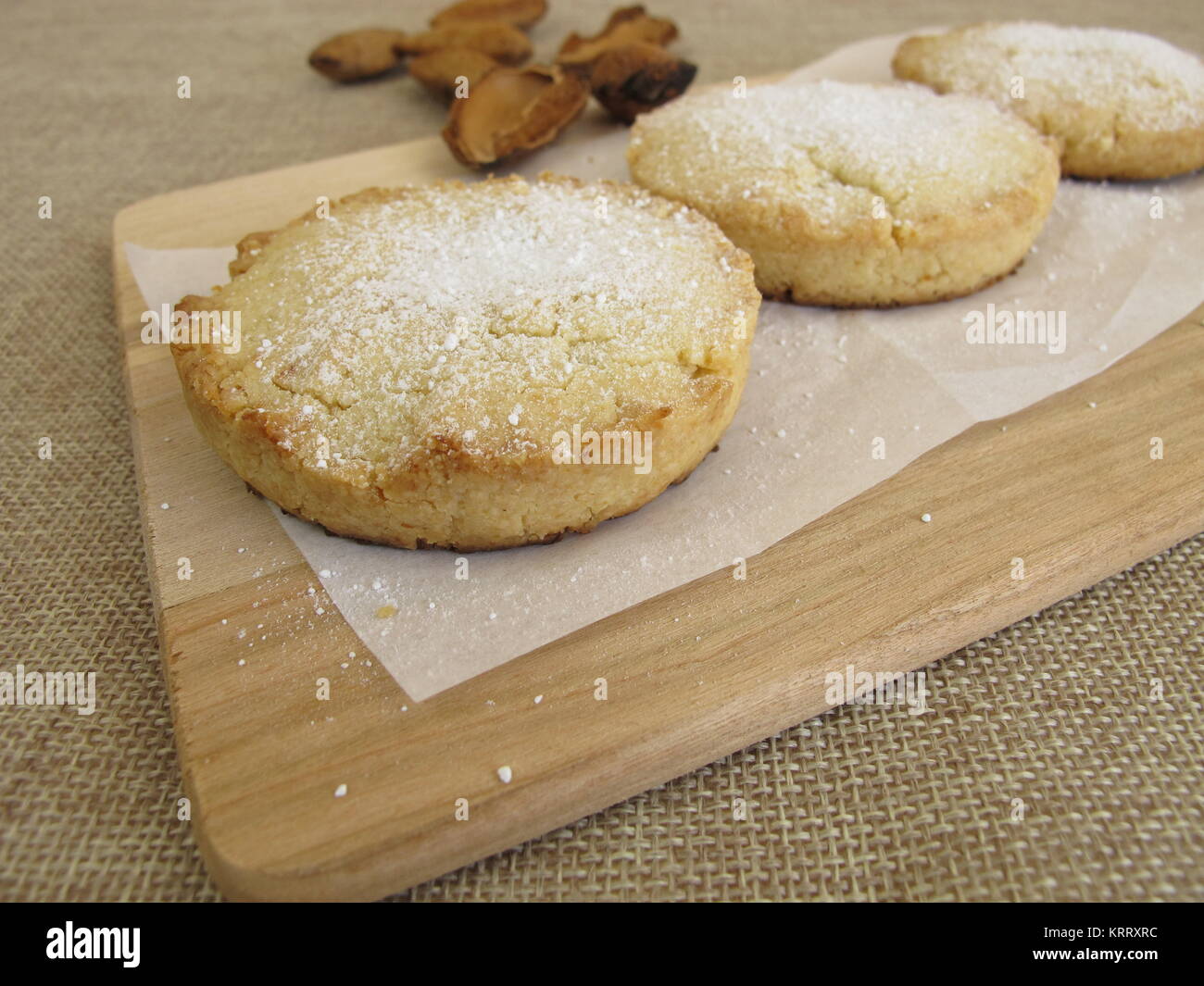 homemade polvoron crumb biscuits Stock Photo - Alamy