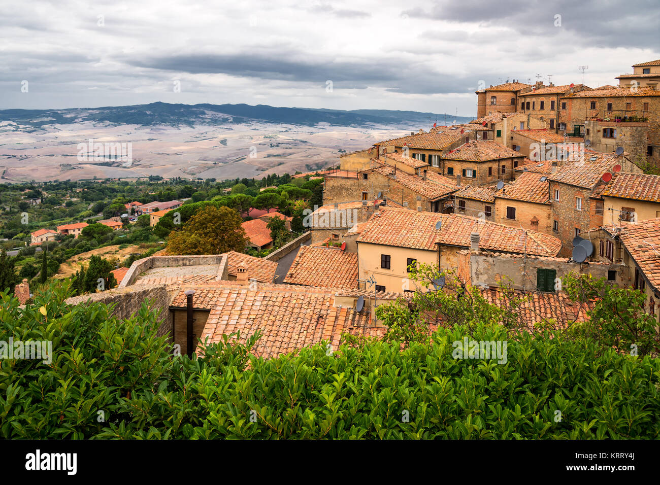 volterra city tuscany Stock Photo - Alamy