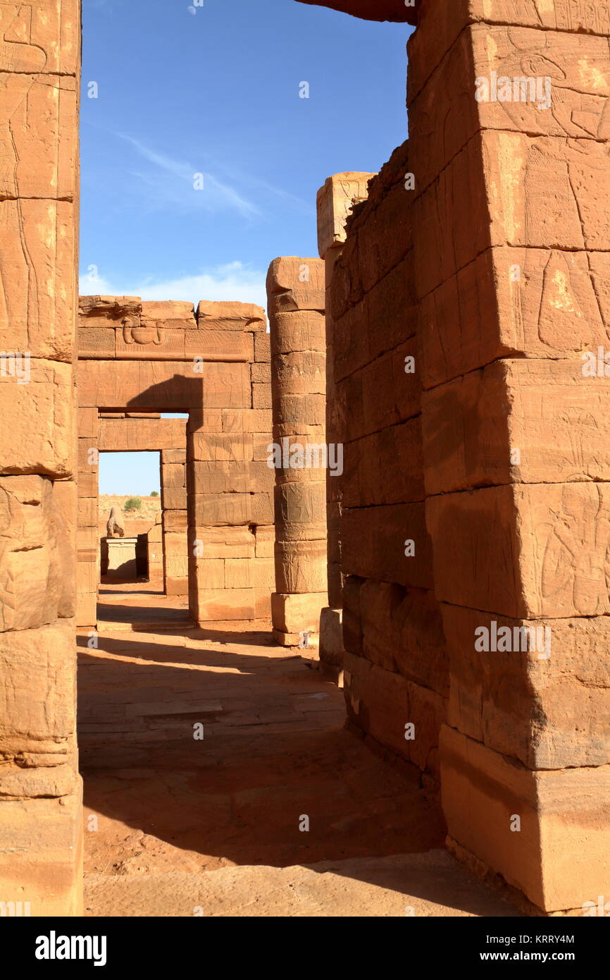 the temples of naga in the sahara of sudan Stock Photo - Alamy