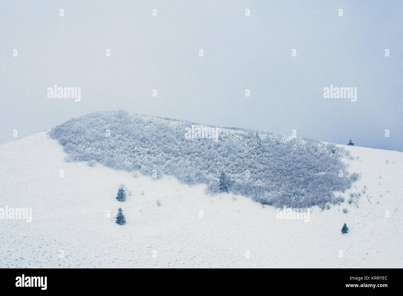 Snow moutain landscape during winter Stock Photo - Alamy