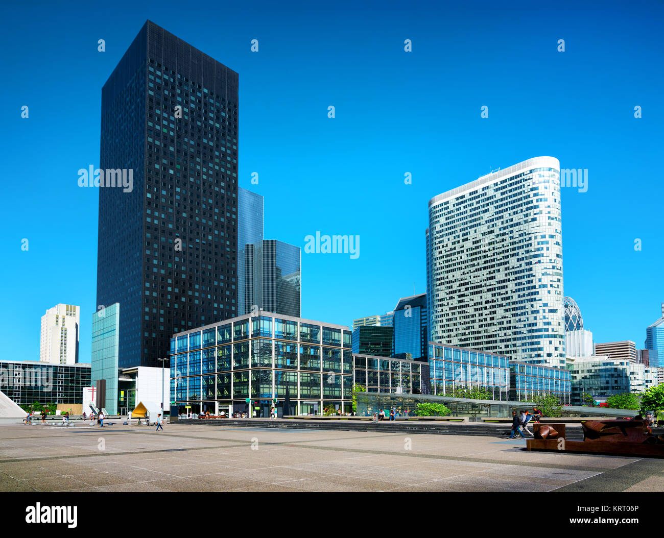 Modern district in Paris Stock Photo - Alamy