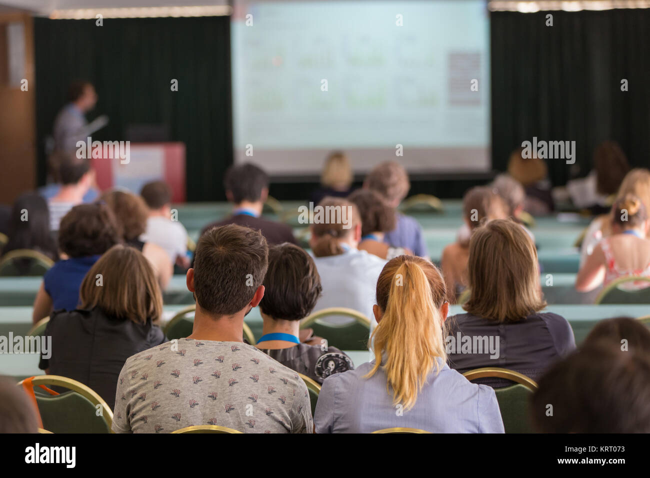 Lecture at university Stock Photo - Alamy