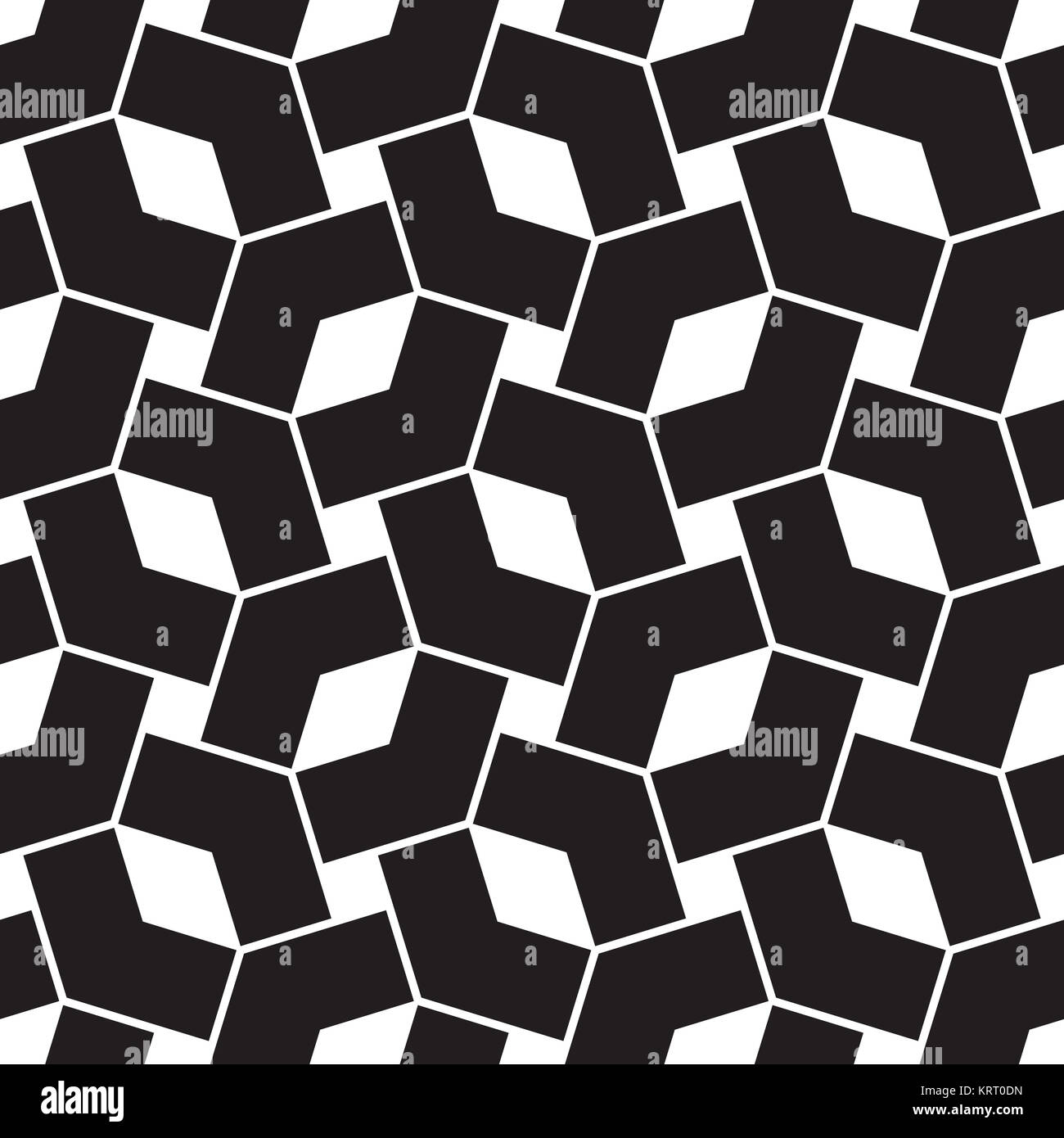 Abstract black white hexagonal Cut Out Stock Images & Pictures - Alamy