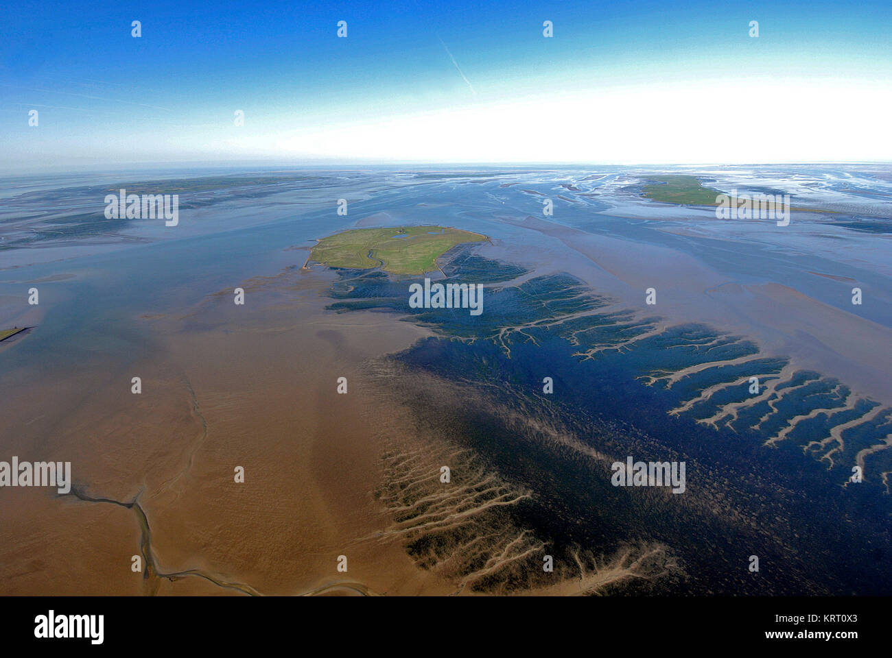 Aerial view north german sea hi-res stock photography and images - Alamy