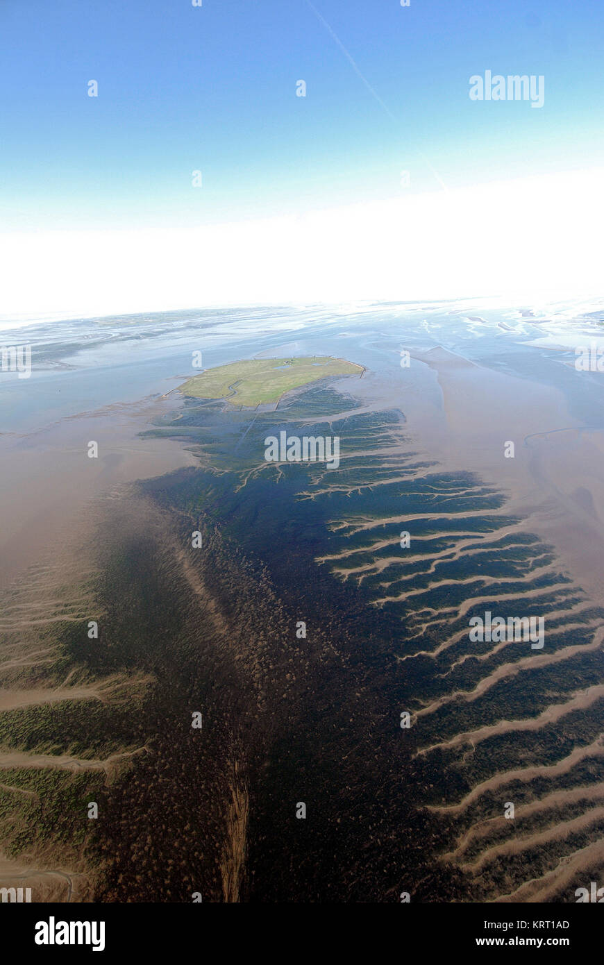 Aerial view north german sea hi-res stock photography and images - Alamy