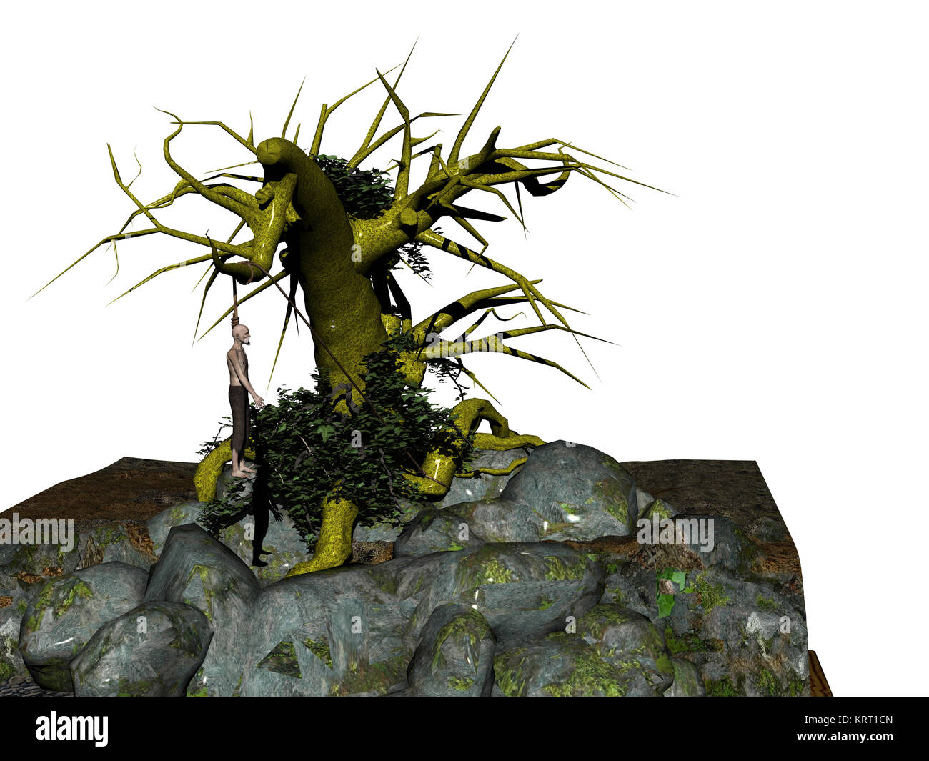 gallows tree free Stock Photo - Alamy