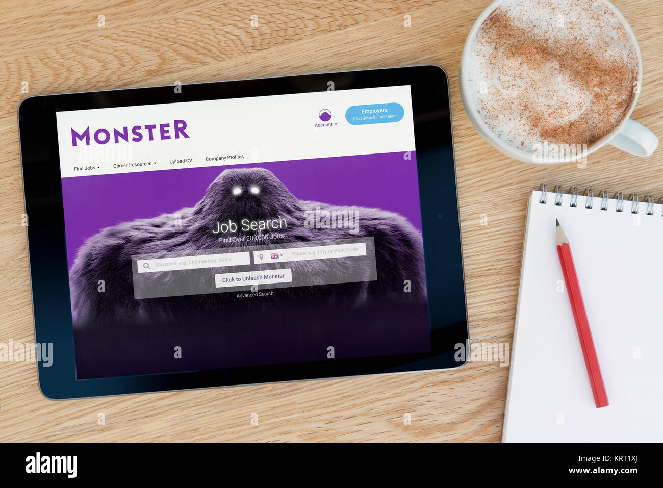 Monster logo hi-res stock photography and images - Alamy