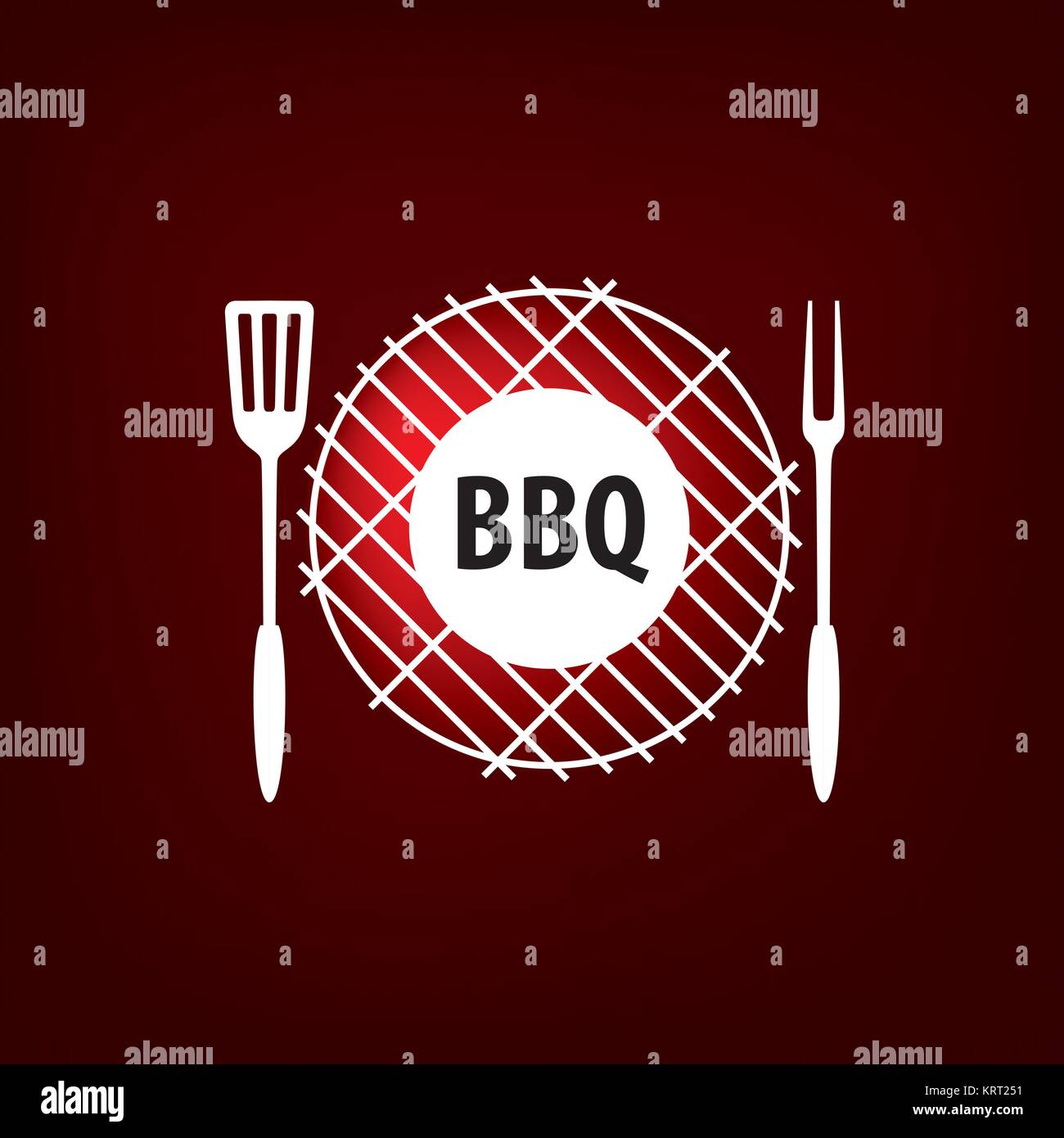 Barbecue party logo Stock Vector Image & Art - Alamy