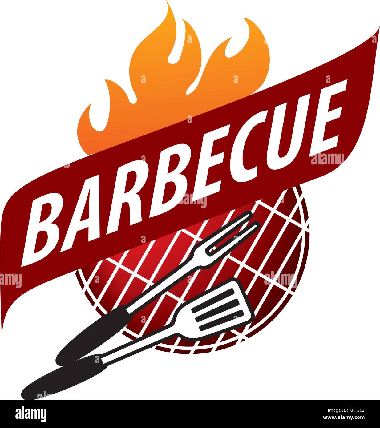 Barbecue party logo Stock Vector Image & Art - Alamy