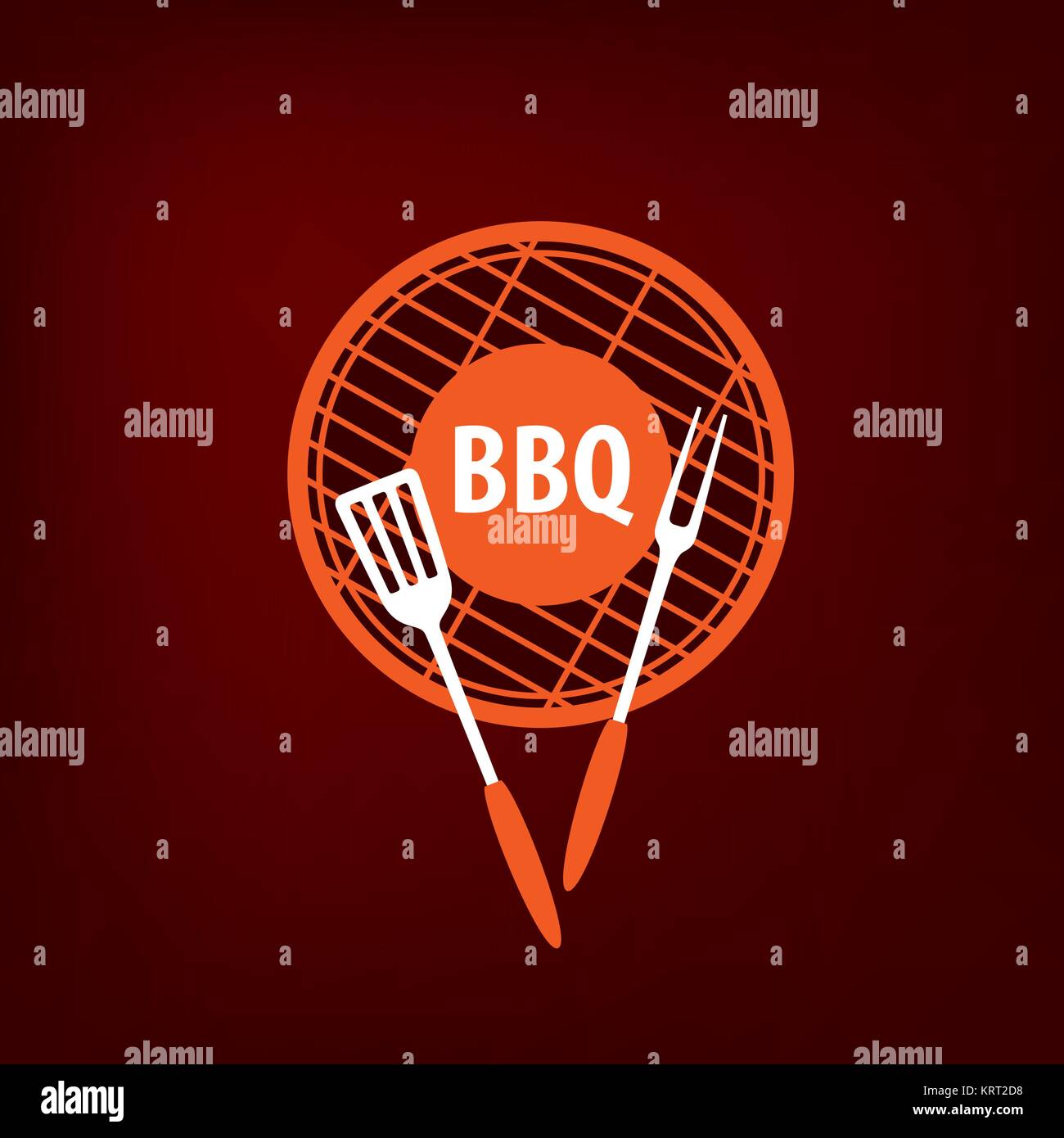 Barbecue party logo Stock Vector Image & Art - Alamy
